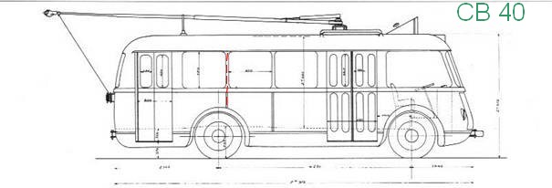 Les Trolleybus Vetra de petit gabarit CB 40 - CB 45 - VDB
